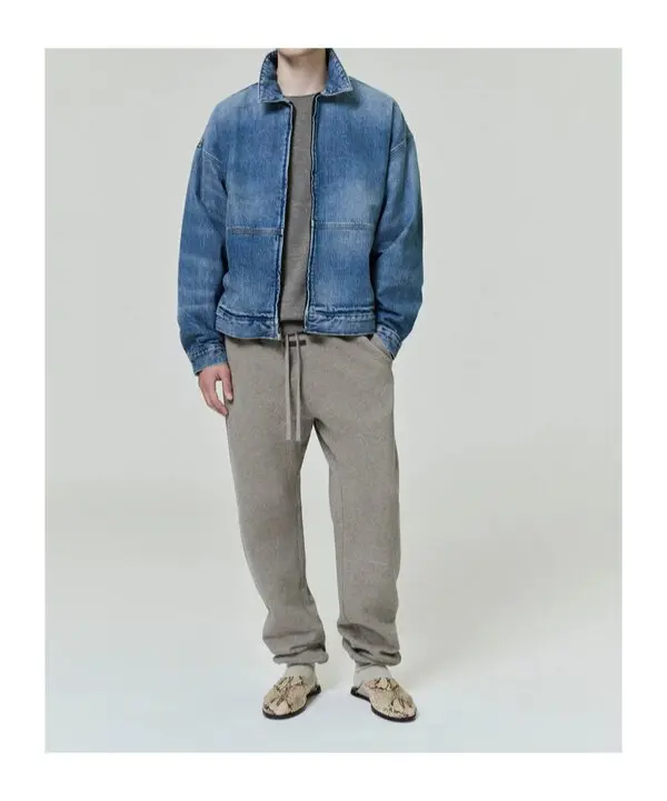 Fear Of God Denim Zip-up Jacket - Blue