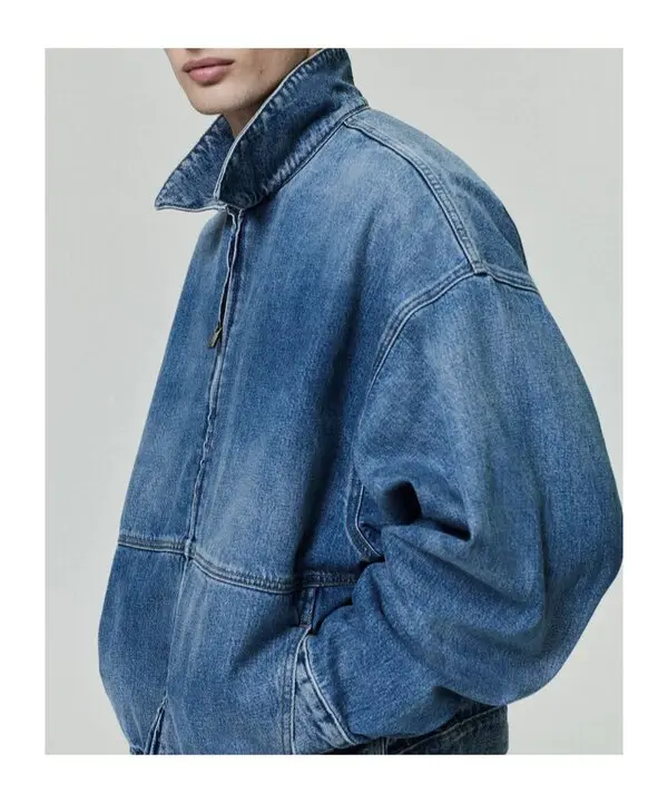 Fear Of God Denim Zip-up Jacket - Blue