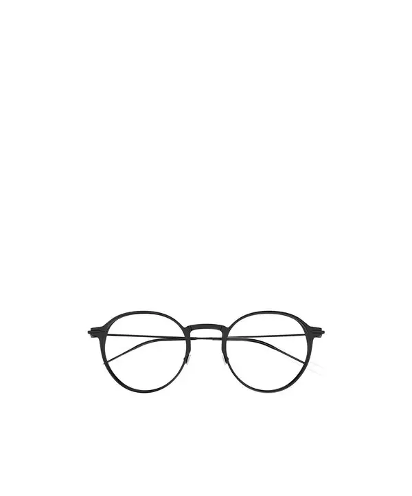 Montblanc Round Frame Eyewear - Black