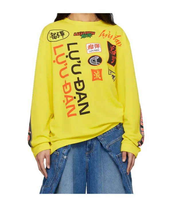 LU'U DAN Oversized Long-sleeved T-shirt