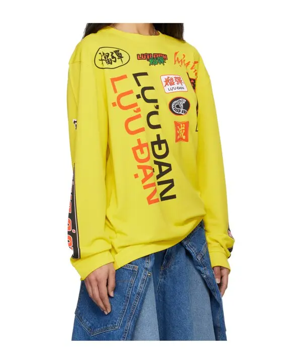 LU'U DAN Oversized Long-sleeved T-shirt