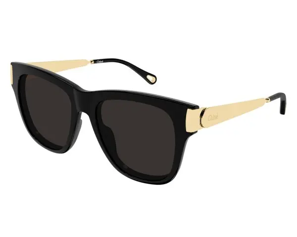 Chloé Square Frame Sunglasses - Black