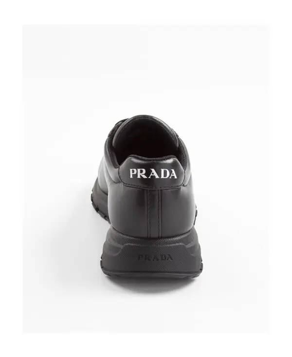 Prada Logo Sneakers - Black
