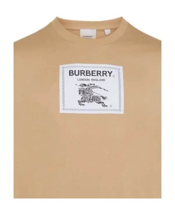 Burberry Logo-print Detail T-shirt