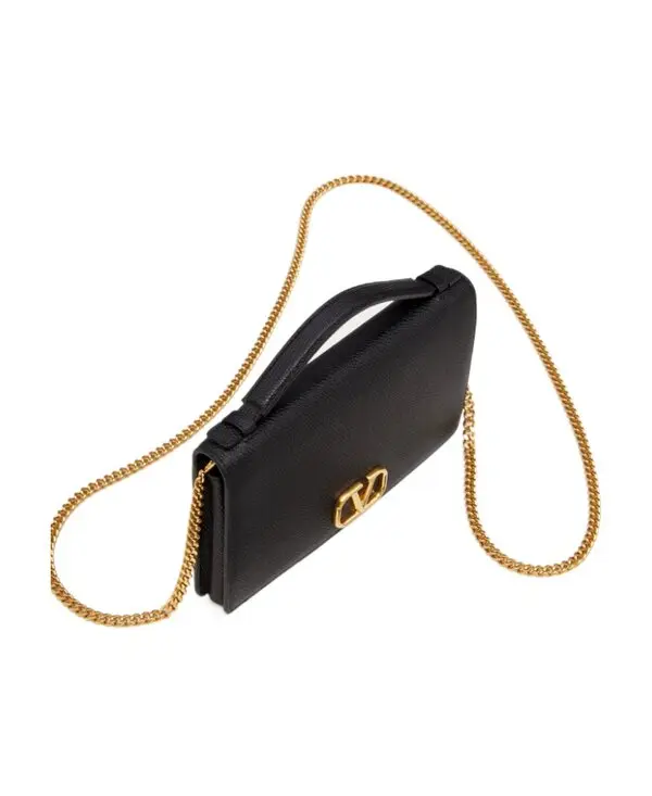 Valentino Garavani Vlogo Signature Foldover Top Wallet