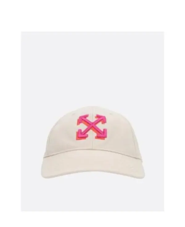 Off-White Embroidered Arrow Baseball Cap - White