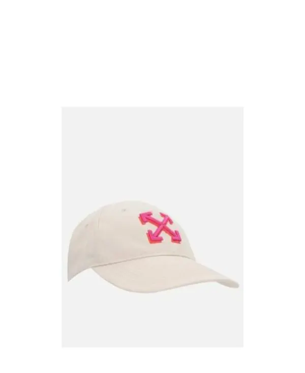 Off-White Embroidered Arrow Baseball Cap - White