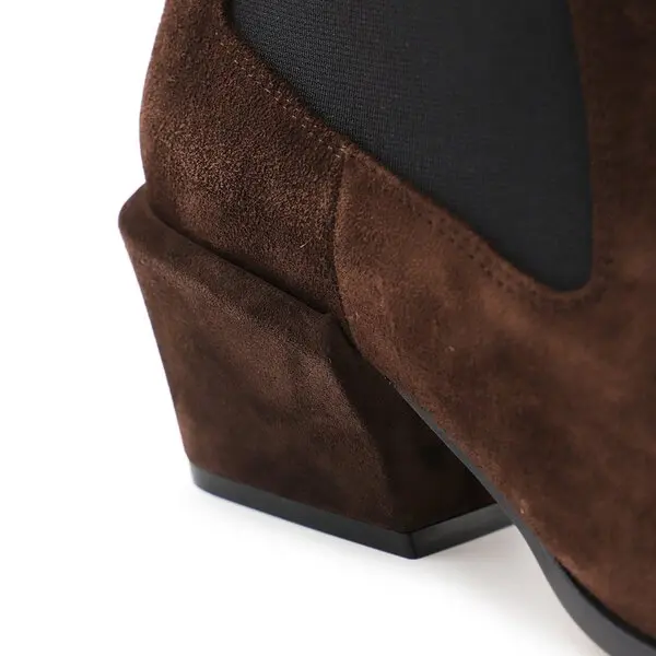 Paris Texas Panelled Chelsea Boots - Black