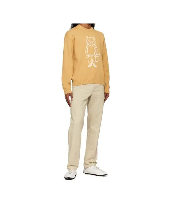 Maison Kitsuné Dressed Fox Intarsia Jumper