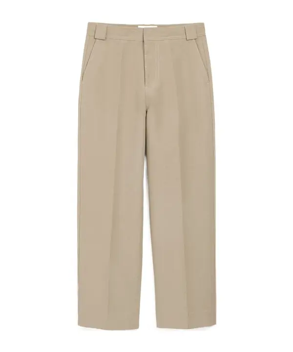 Ami Pleated Trousers - Taupe