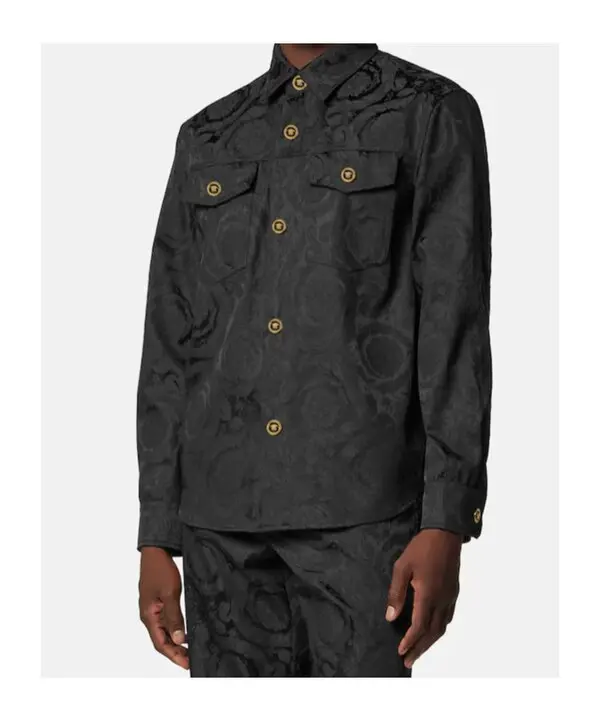 Versace Barocco Pattern Jacquard Jacket