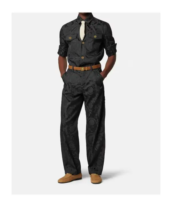 Versace Barocco Pattern Jacquard Jacket