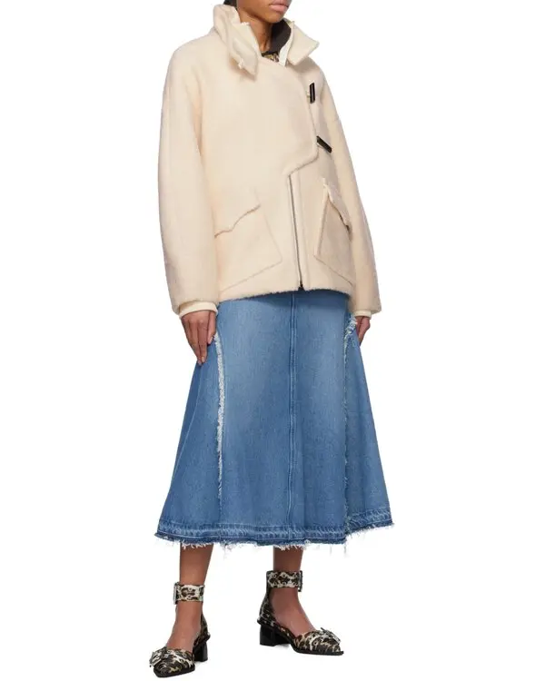 GANNI Coat With Standing Collar