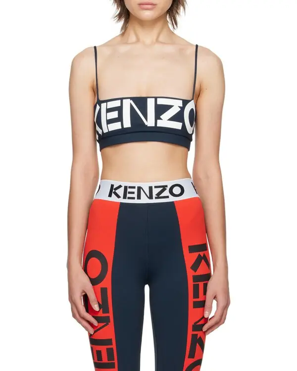 Kenzo Logo Print Bandeau Top
