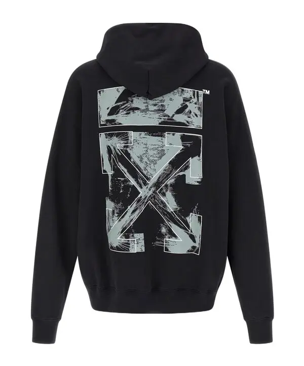 Off-White Paint Arrow Skate Hoodie - Black
