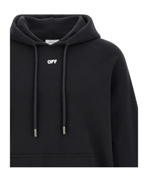 Off-White Paint Arrow Skate Hoodie - Black