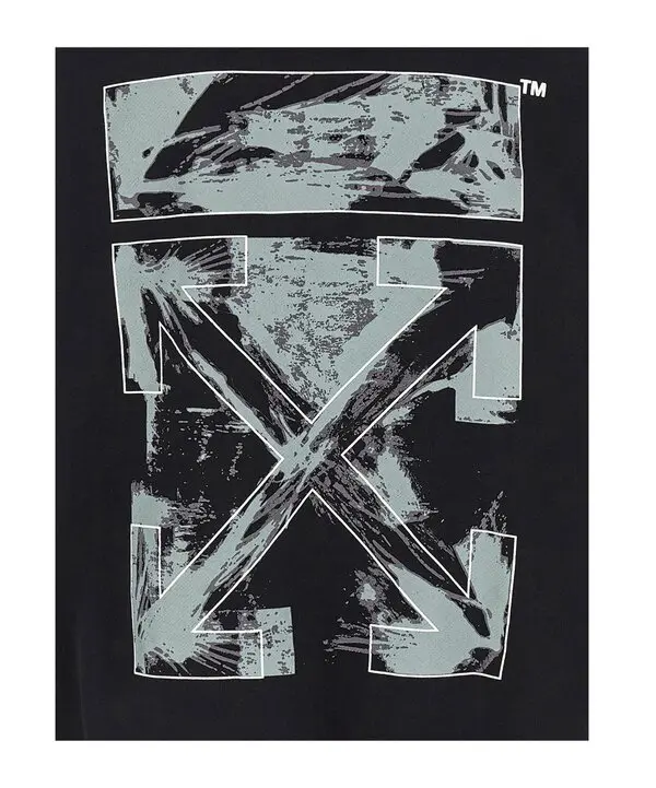 Off-White Paint Arrow Skate Hoodie - Black