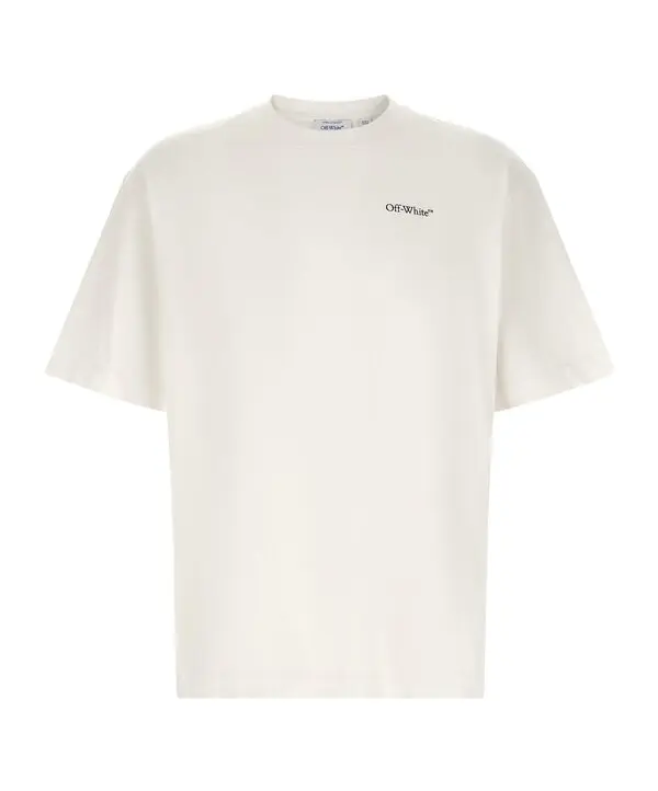 Off-White Logo Printed Crewnek T-shirt