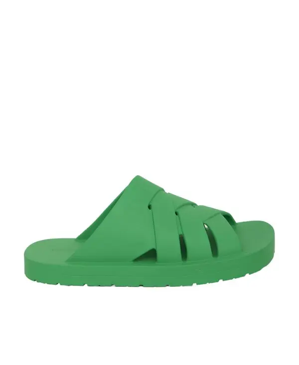 Bottega Veneta Intreccio Slip-on Sandals - Parrot Green