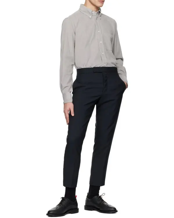 Thom Browne Logo-patch Corduroy Shirt