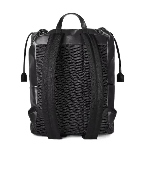 Fendi Flux Ff Buckle Backpack - Black