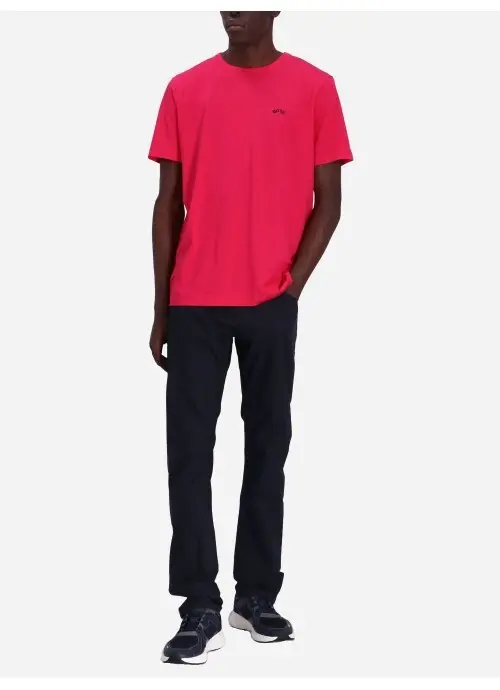 Hugo Boss Logo Detail Casual Pants - Black