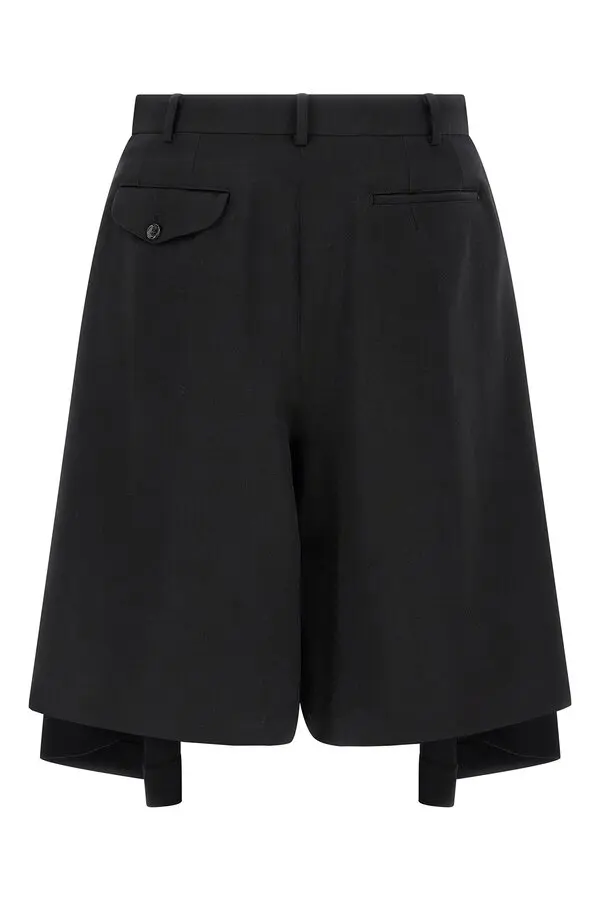 Comme Des Garçons Extra Wide Bermuda Shorts