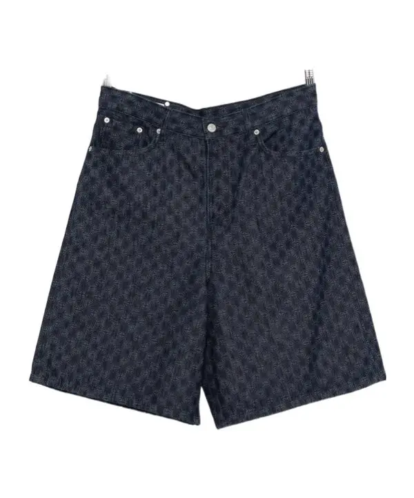Dries Van Noten Denim Shorts With Belt Loops