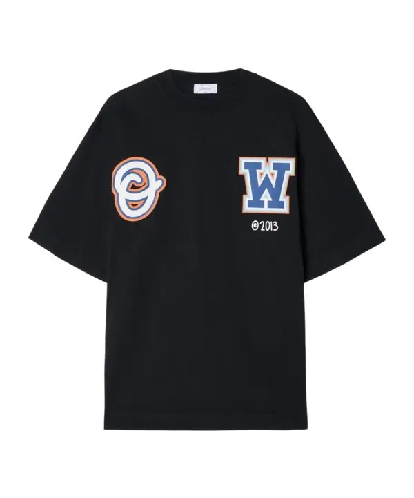 Off-White Wiz Skate Graphic Printed Crewneck T-shirt
