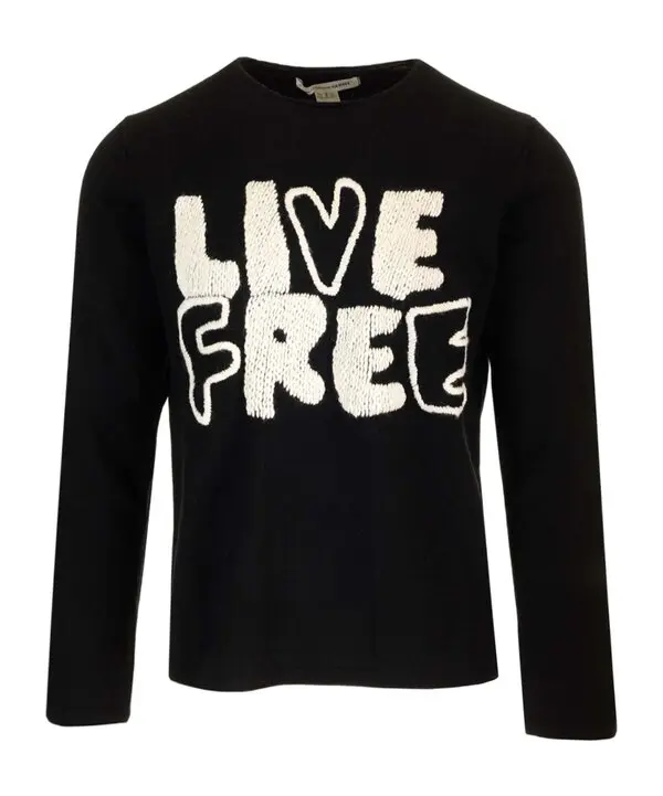 Comme Des Garçons Crew Neck Long Sleeve Sweater