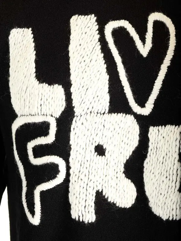 Comme Des Garçons Crew Neck Long Sleeve Sweater