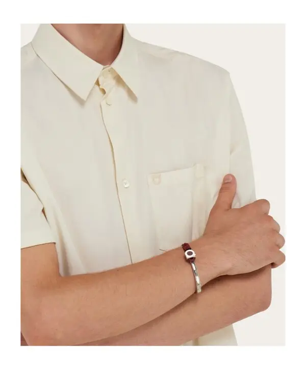 FERRAGAMO Gancini Clasp Bracelet - Yellow