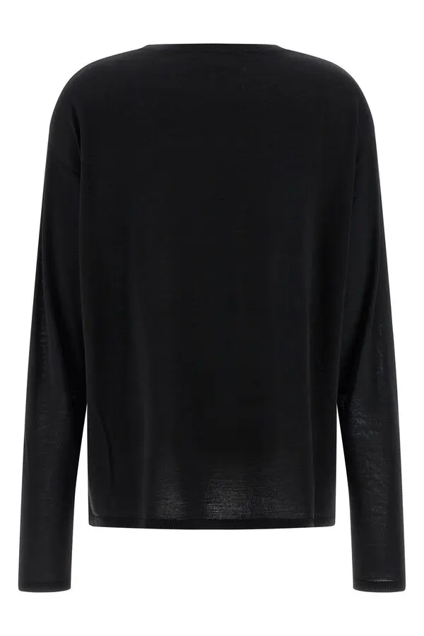 TOTEME Round Neck Long Sleeve Sweater