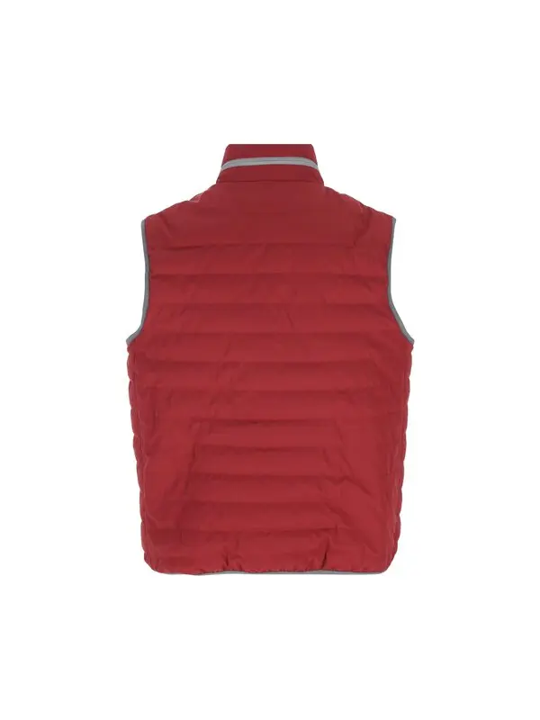 Brunello Cucinelli Quilted Zip-up Gilet - Red