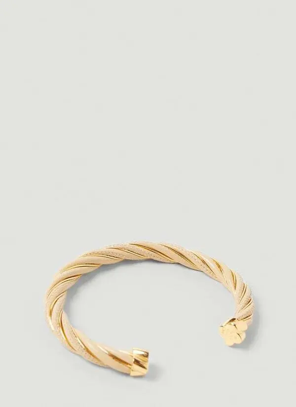 Bottega Veneta Twisted Cuff Bracelet