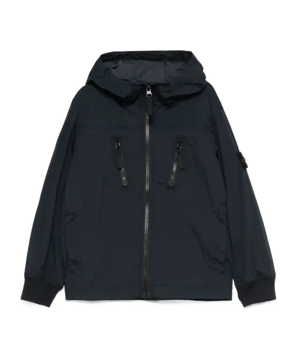Stone Island Hooded Sport Jacket - Blue