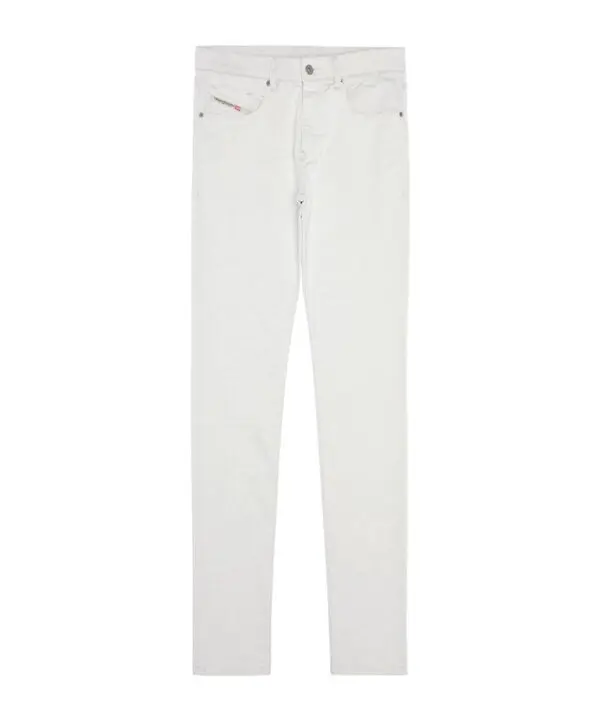 DIESEL® Slim-fit Regular-waist Jeans - White