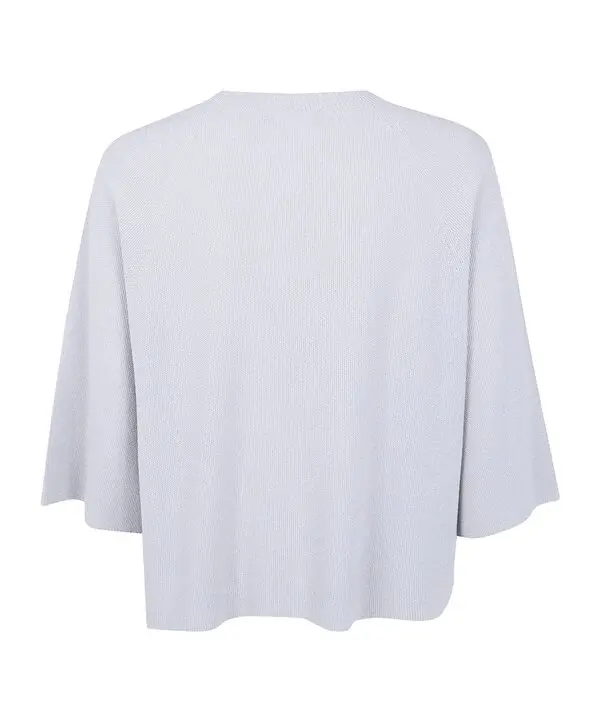 Fabiana Filippi Ribbed Knit Short Sleeve Jumper