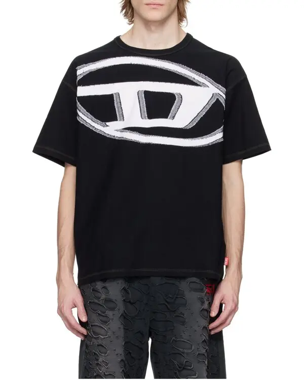 DIESEL® T-doxt Crewneck T-shirt - Black