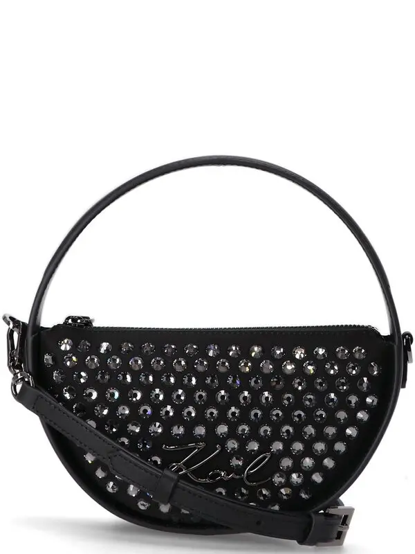 Karl Lagerfeld Studded Shoulder Bag
