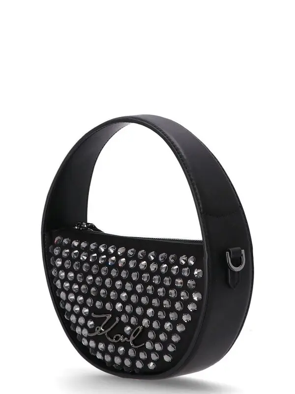 Karl Lagerfeld Studded Shoulder Bag
