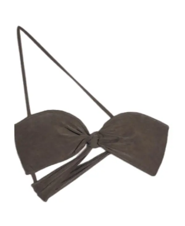 Jacquemus Asymmetrical Twisted Tube Top