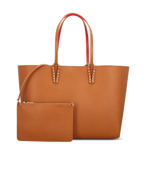 CHRISTIAN LOUBOUTIN Cabata Large Tote Bag - Brown