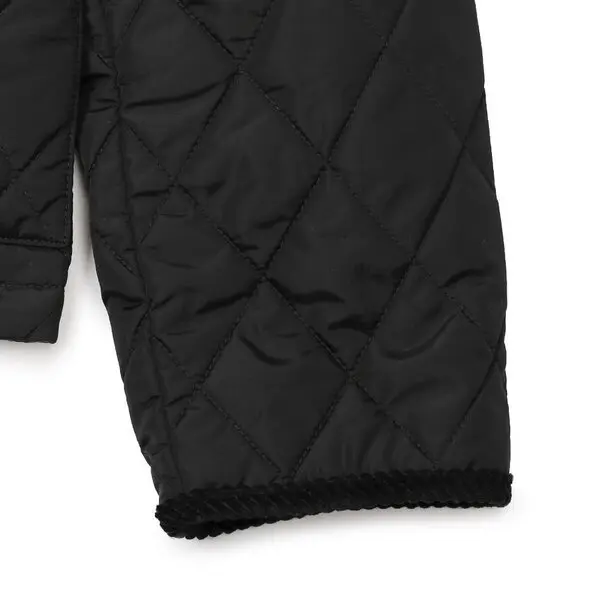 Burberry Quilted Long Sleeve Jacket With Check Lining