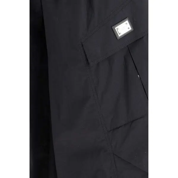 Dolce & Gabbana Cargo Drawstring Pants - Black