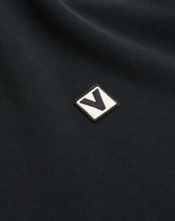 Valentino Garavani Crewneck Sweatshirt With Logo Embroidery - Black