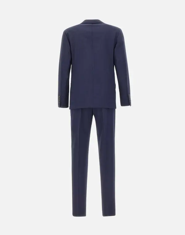 Eleventy Slim Fit Single-breasted Suit - Dark Blue