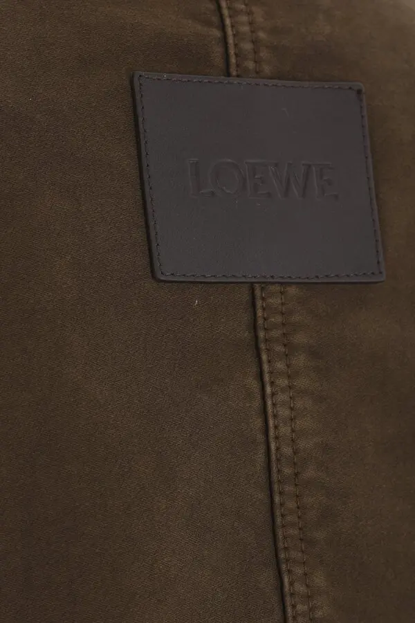 Loewe Zip-up Corduroy Collar Jacket