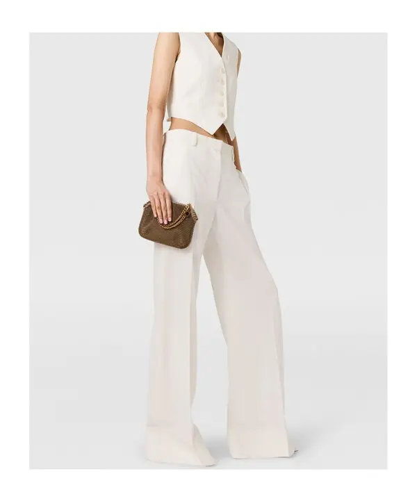 Stella McCartney Pleated Wide-leg Trousers With Belted Waist