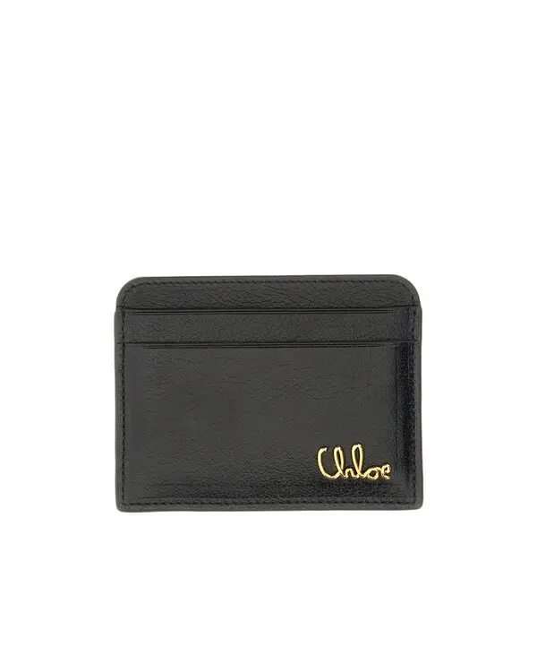 Chloé Iconic Card Holder - Black